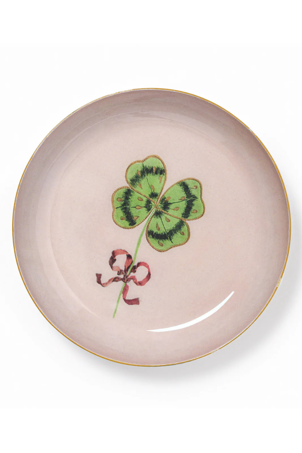 Clover Round Enamel Tray – Butter Studio